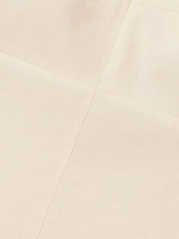 Khaite Isabella Cotton-canvas Midi Dress - Neutrals