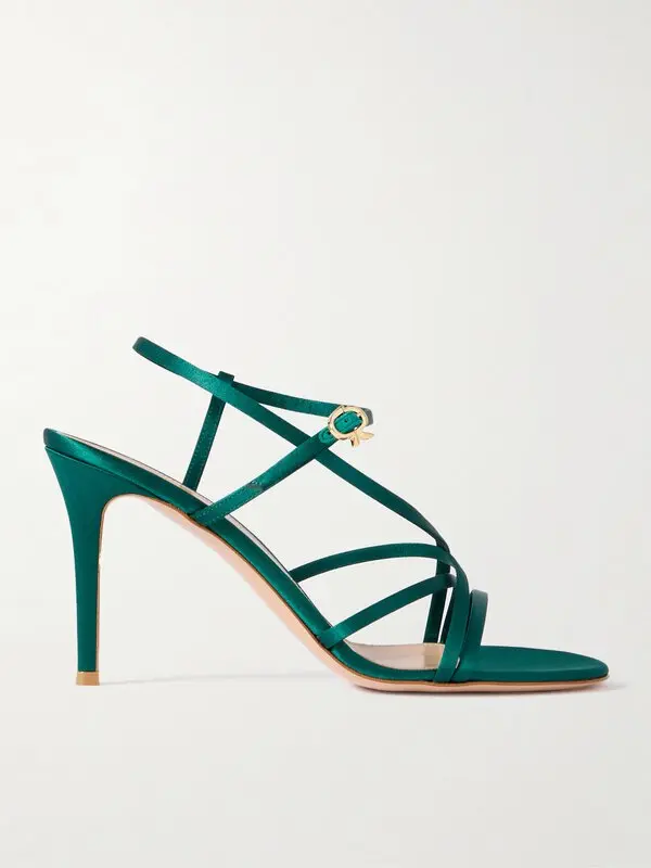 GIANVITO ROSSI 85mm Satin Sandals