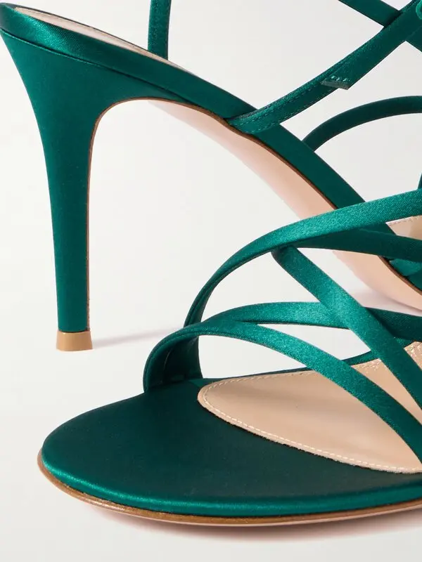 GIANVITO ROSSI 85mm Satin Sandals