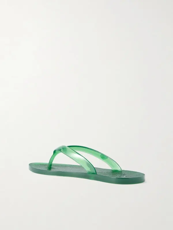 ANCIENT GREEK SANDALS Saionara Jelly Pvc Flip Flops - Green