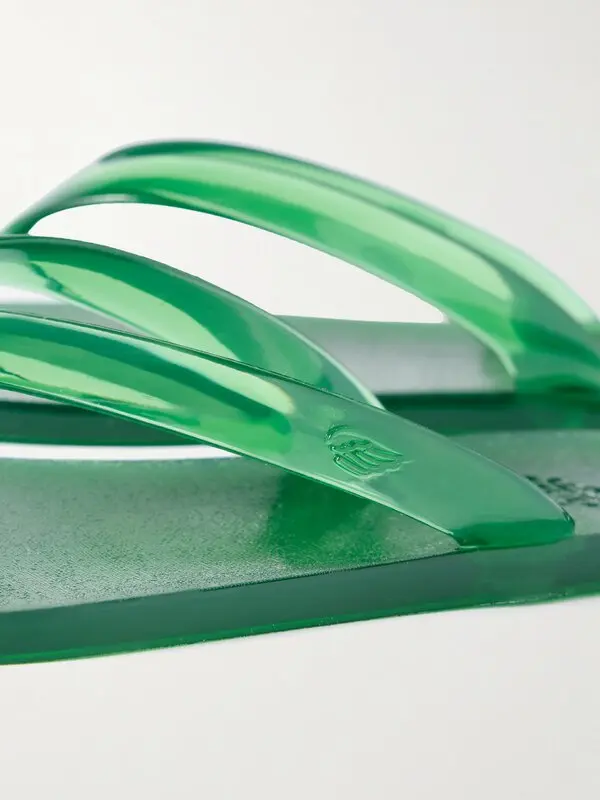 ANCIENT GREEK SANDALS Saionara Jelly Pvc Flip Flops - Green
