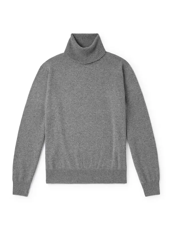 TOM FORD Cashmere Rollneck Sweater - Gray