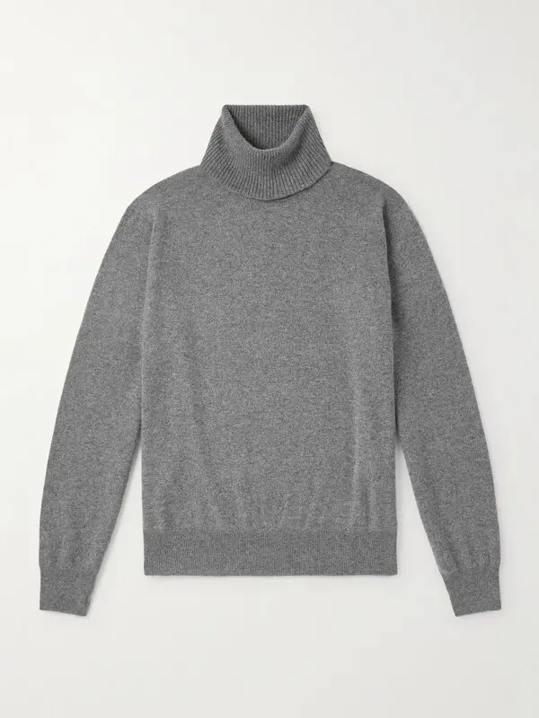TOM FORD Cashmere Rollneck Sweater - Gray