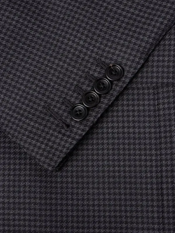 TOM FORD Houndstooth Wool-blend Suit Jacket