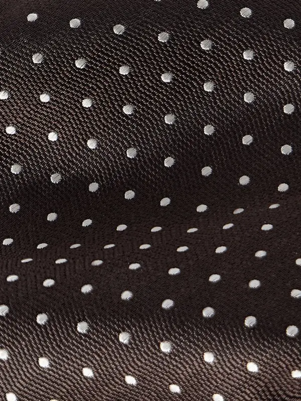 TOM FORD Polka-dot Silk Tie - Brown