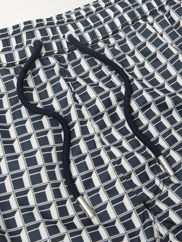 Mr P. Straight-leg Mid-length Swim Shorts