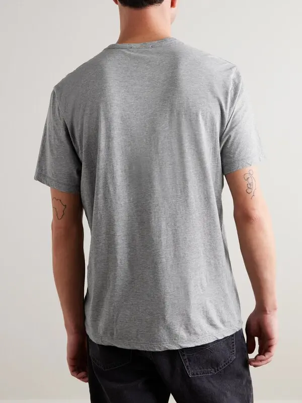 JAMES PERSE Lotus Slim-fit Cotton-jersey T-shirt - Gray