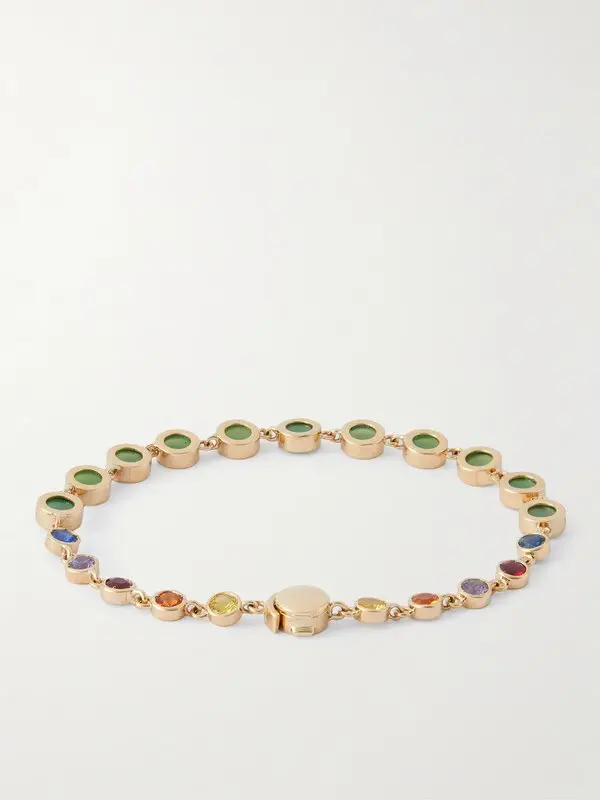 Luis Morais 14-karat Multi-stone Bracelet