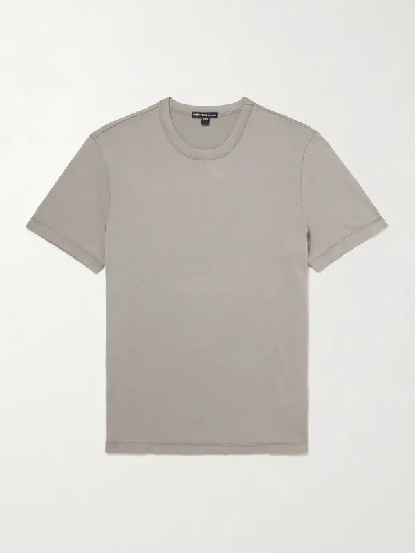 JAMES PERSE Lotus Cotton-jersey T-shirt - Gray