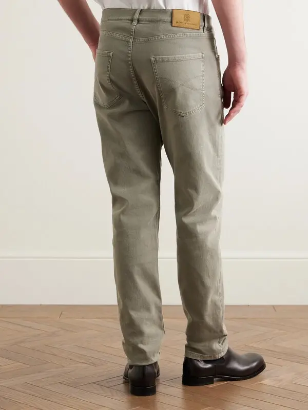 Brunello Cucinelli Slim-fit Jeans - Gray