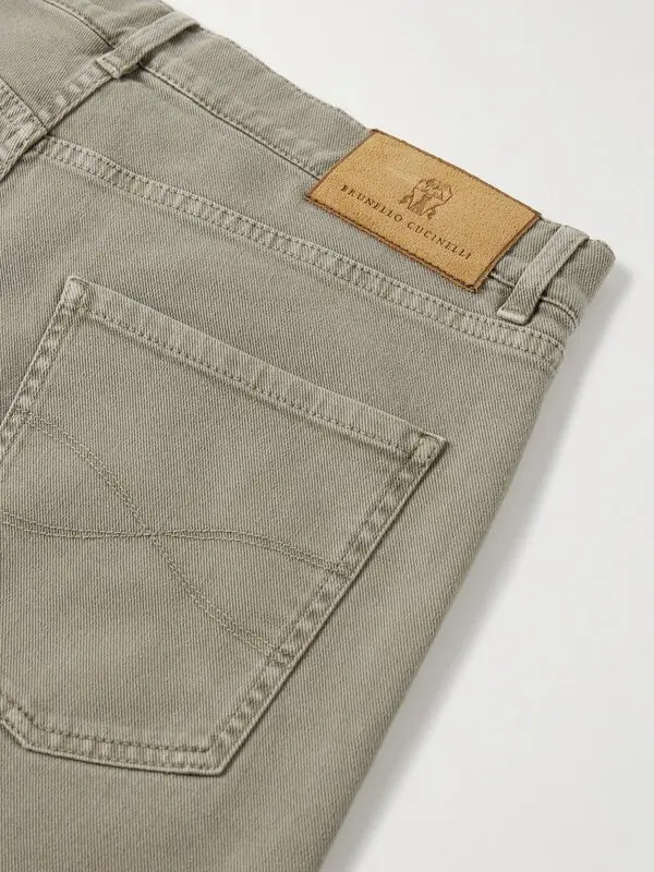 Brunello Cucinelli Slim-fit Jeans - Gray