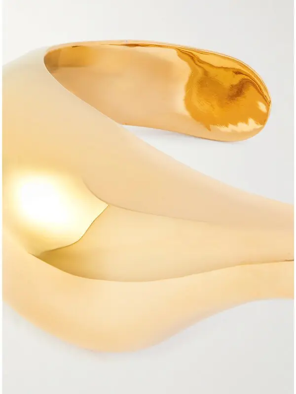 Saint Laurent Brancusi Gold-tone Cuff