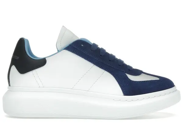 Alexander McQueen Oversized Retroin Sneakers - Blue/white