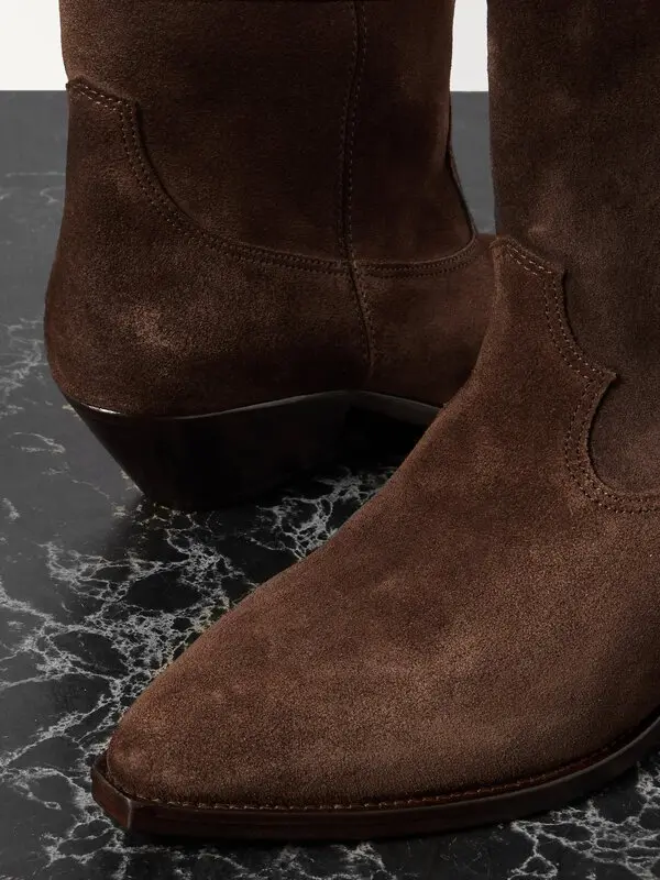 Isabel Marant Duerto Suede Boots - Brown