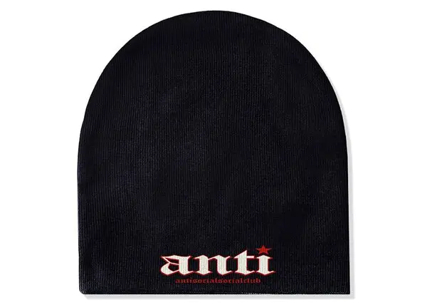 ANTI SOCIAL SOCIAL CLUB You Don't Know Me Beanie - Black