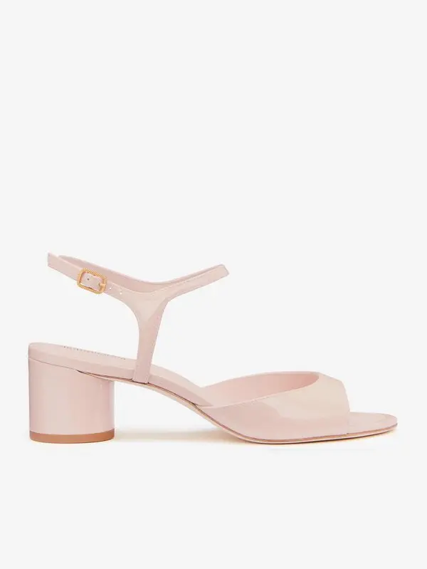 REFORMATION Sandy Heeled Sandal - Pink