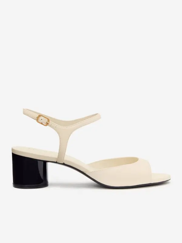 REFORMATION Sandy Heeled Sandal - Yellow