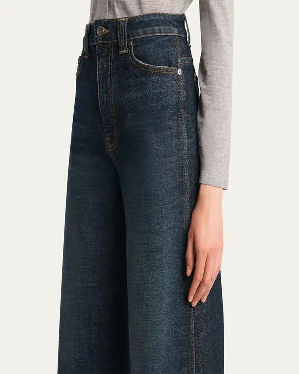 Khaite Dane Wide-leg Jeans - Lansing
