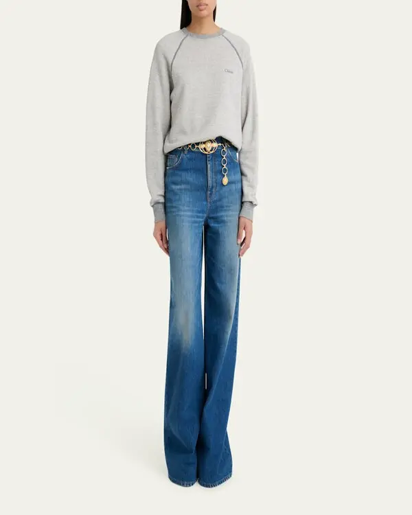 Chloé High-rise Wide-leg Palazzo Jeans