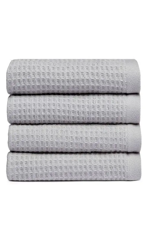 Cozy Earth 4-pack Waffle Washcloths - Harbor Mist
