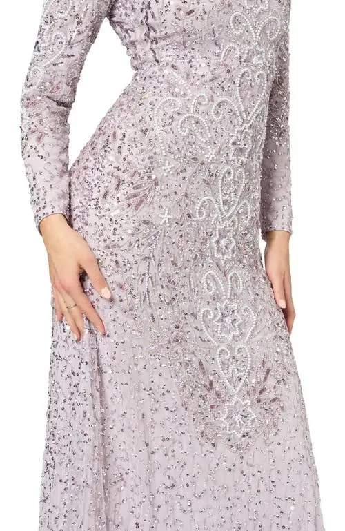MARYISA Embellished Maxi Dress