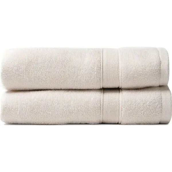 Cozy Earth Luxe Set Of 2 Hand Towels - Seashell