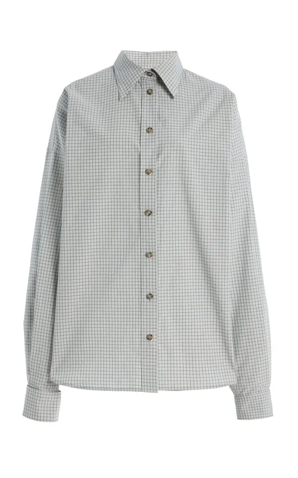 Brandon Maxwell The Harvey Cotton Boyfriend Shirt