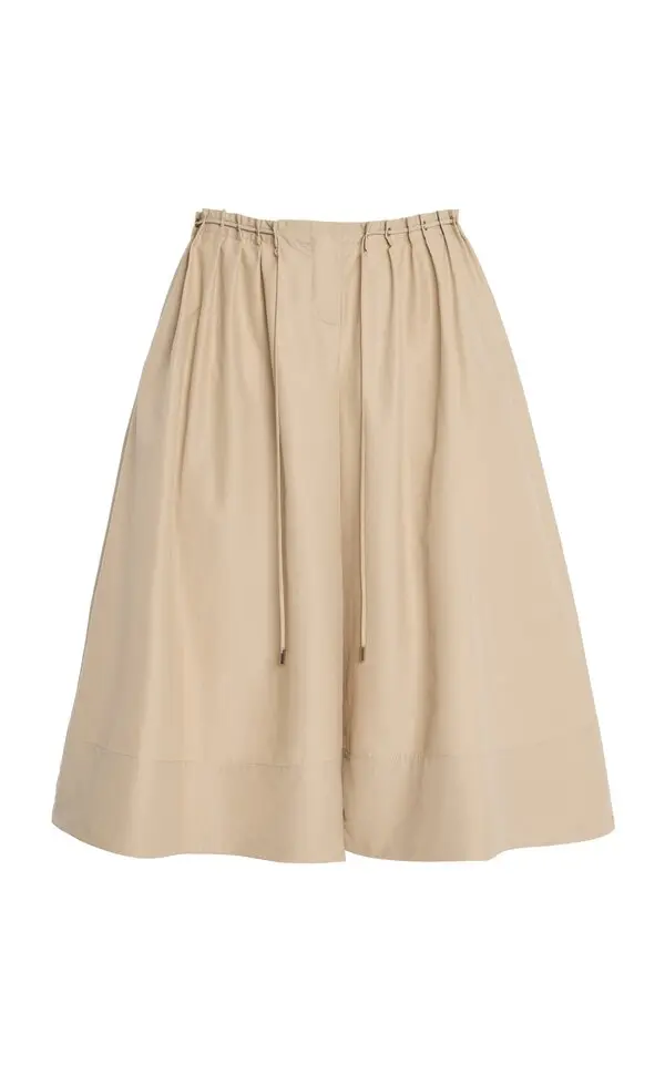 Brandon Maxwell The Sutton Elongated Shorts - Nude
