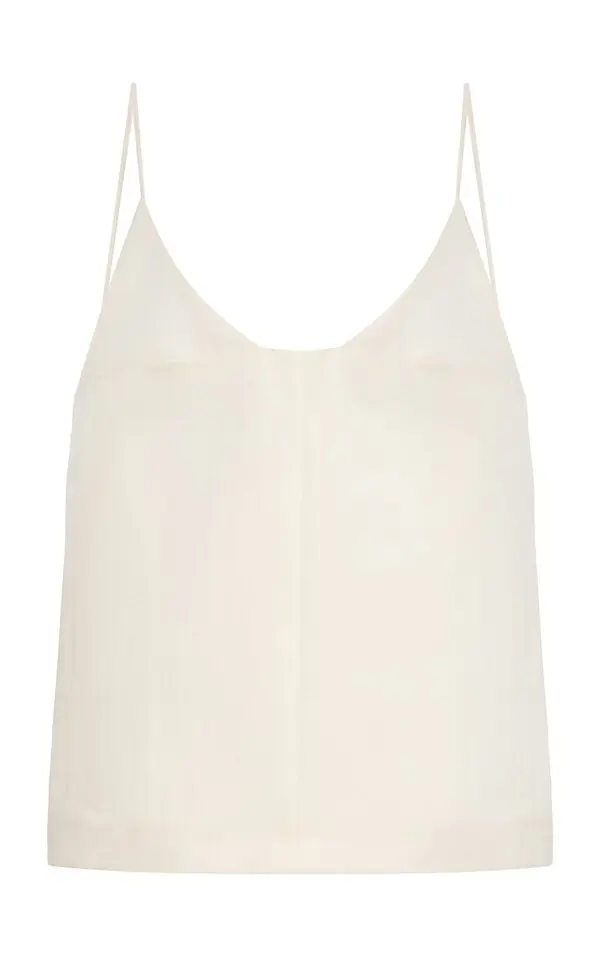 Brandon Maxwell The Bridges Wool-blend Cami Top - Ivory