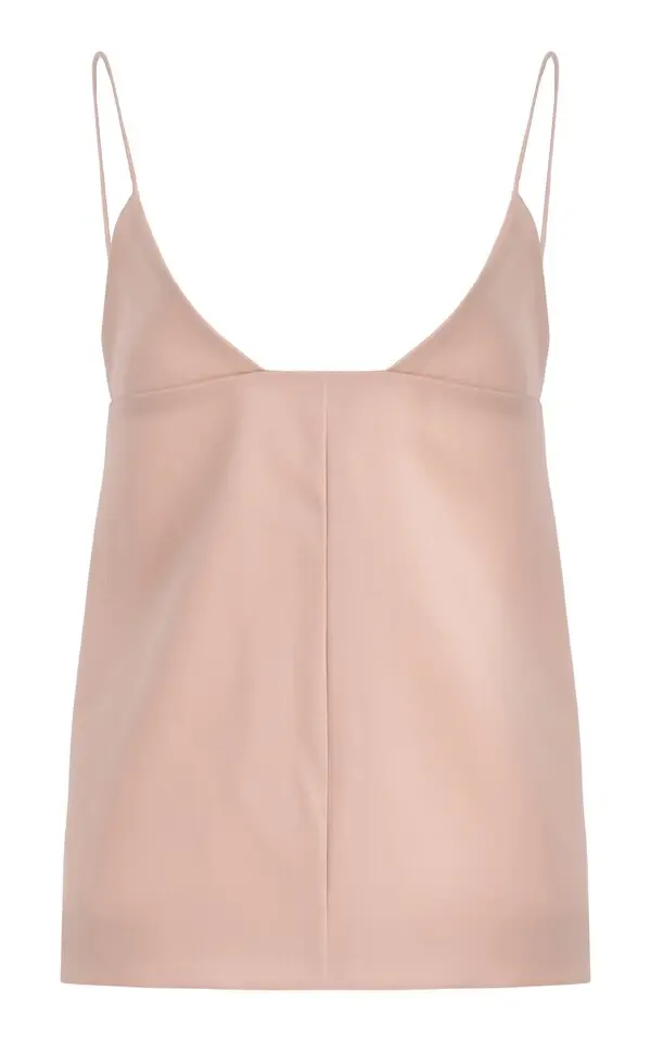 Brandon Maxwell The Bridges Wool-blend Cami Top - Light Pink