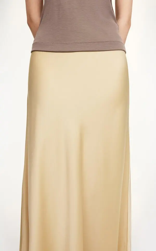 BY MALENE BIRGER Barbara Satin Maxi Slip Skirt