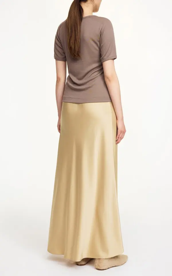 BY MALENE BIRGER Barbara Satin Maxi Slip Skirt