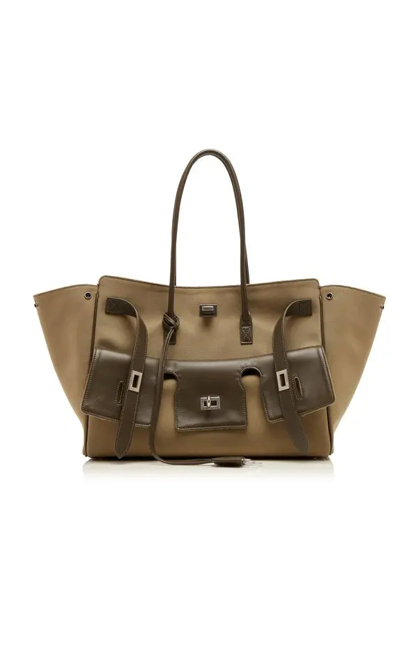 Balenciaga Bel Air Medium Canvas Carryall