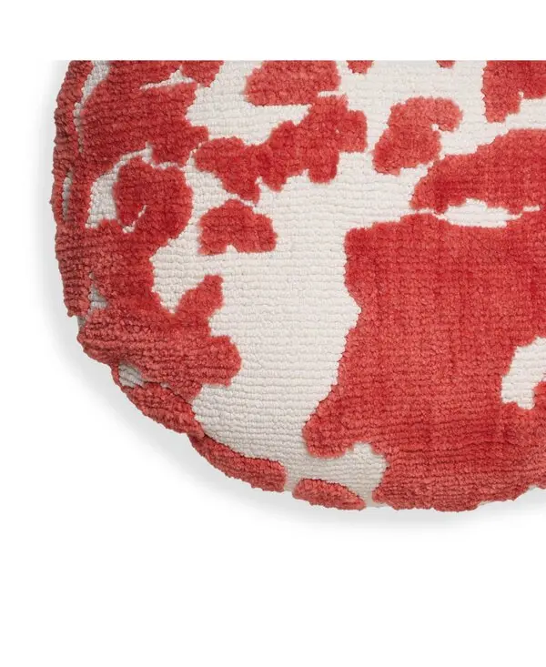 TOV FURNITURE Coast Tufted 20 Round Pillow - Pink
