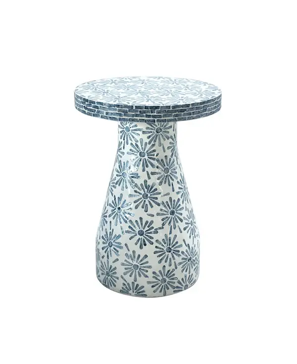 TOV FURNITURE Halio Shell Side Table - Blue