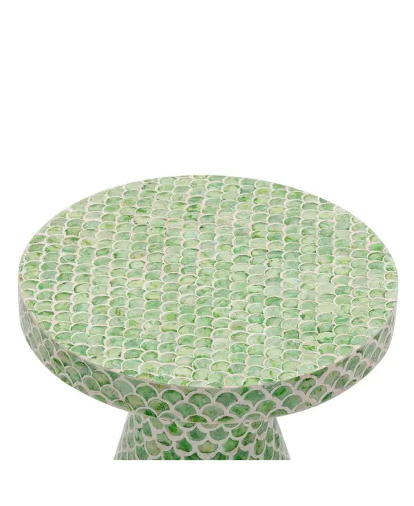 TOV FURNITURE Halio Shell Side Table - Green