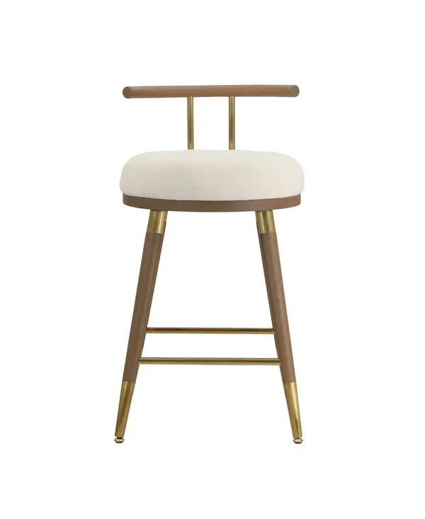 TOV FURNITURE Juniper Velvet Counter Stool
