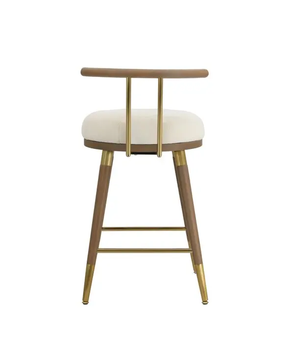 TOV FURNITURE Juniper Velvet Counter Stool