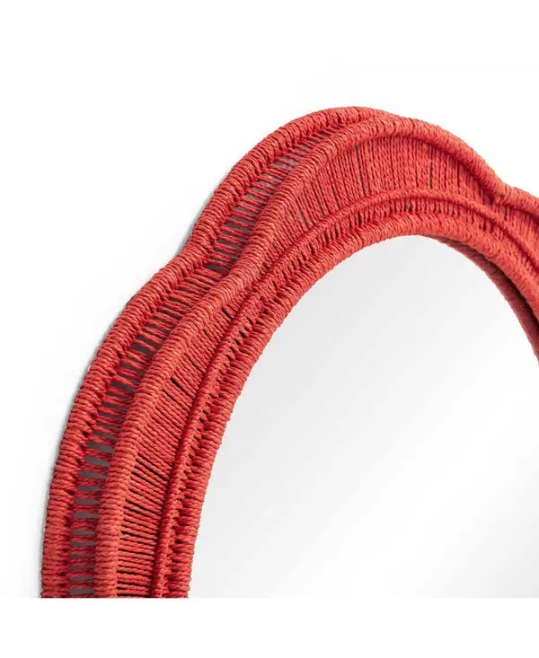 TOV FURNITURE Zeva Wall Mirror - Red