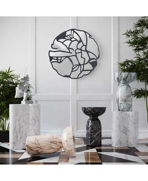 TOV FURNITURE Rue Marble Side Table