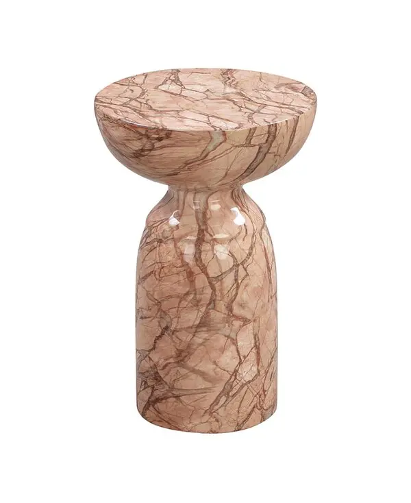 TOV FURNITURE Rue Marble Side Table - Sunset