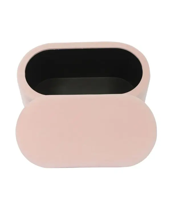 TOV FURNITURE Lillian Velvet Storage Bench - Pink