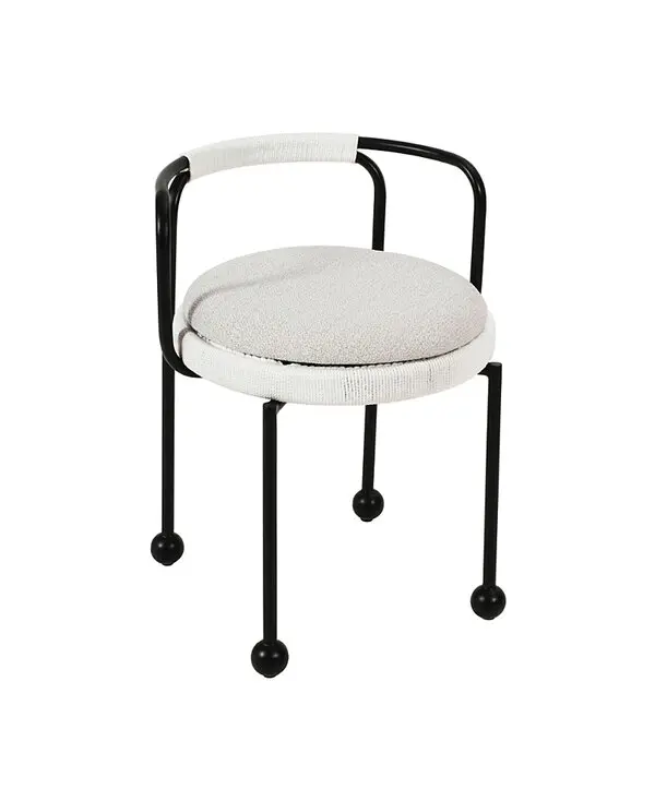 TOV FURNITURE Pansy Outdoor Dining Chair - Cream