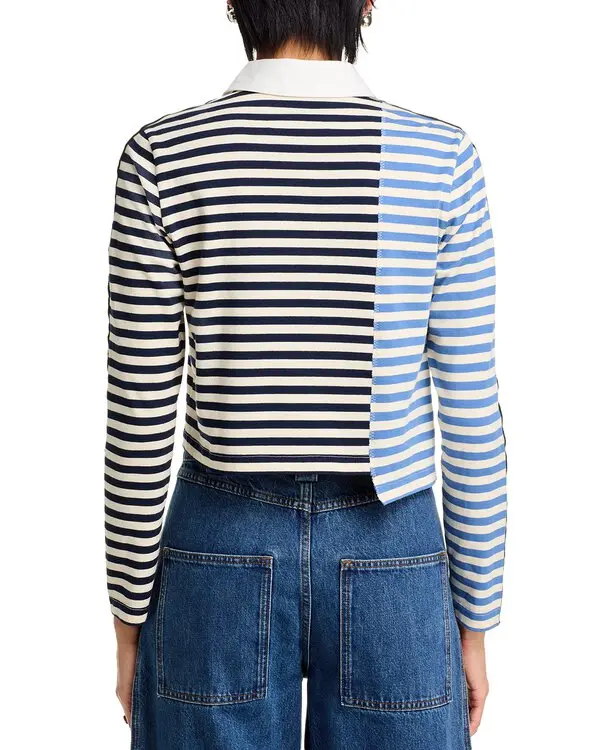 3.1 Phillip Lim Multi Stripe Polo Shirt