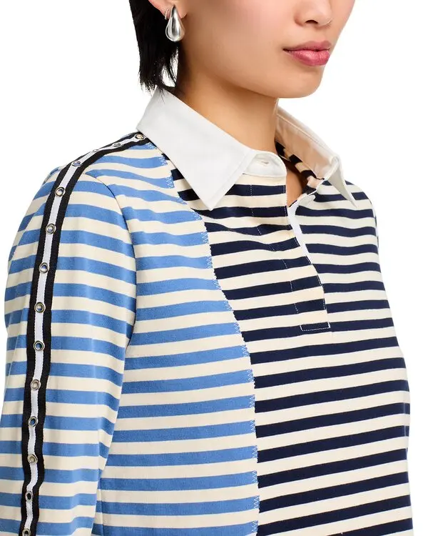 3.1 Phillip Lim Multi Stripe Polo Shirt