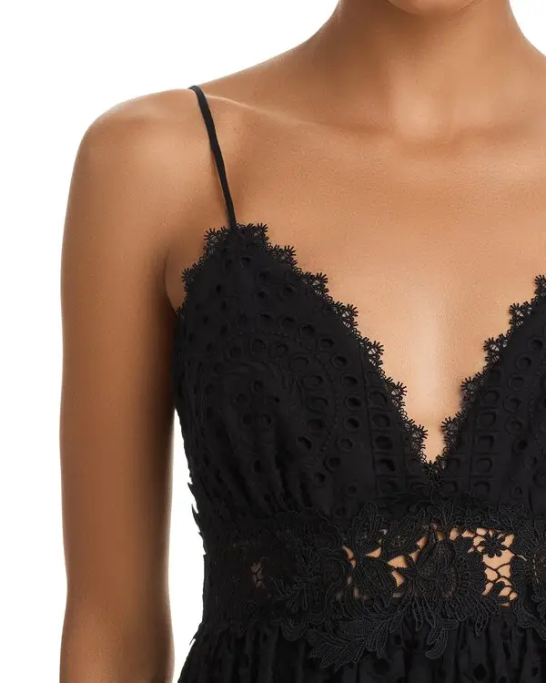Generation Love Lilia Cotton Eyelet Mini Dress