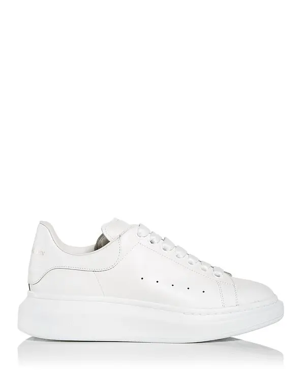 Alexander McQueen Oversized Lace-up Sneakers - White