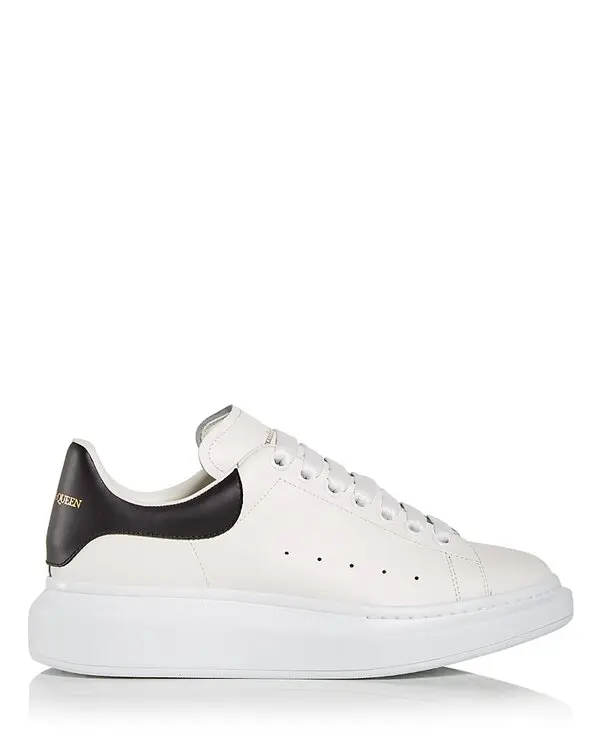 Alexander McQueen Oversized Lace-up Sneakers - White/black