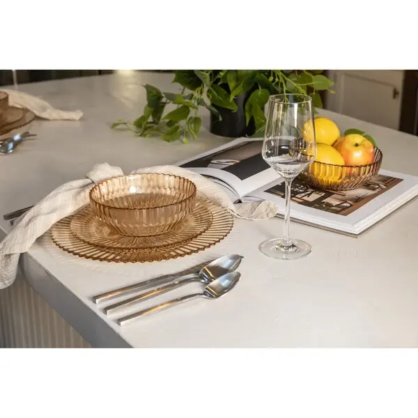 FORTESSA Archie Ginger Gold Dinner Plate, Set Of 4