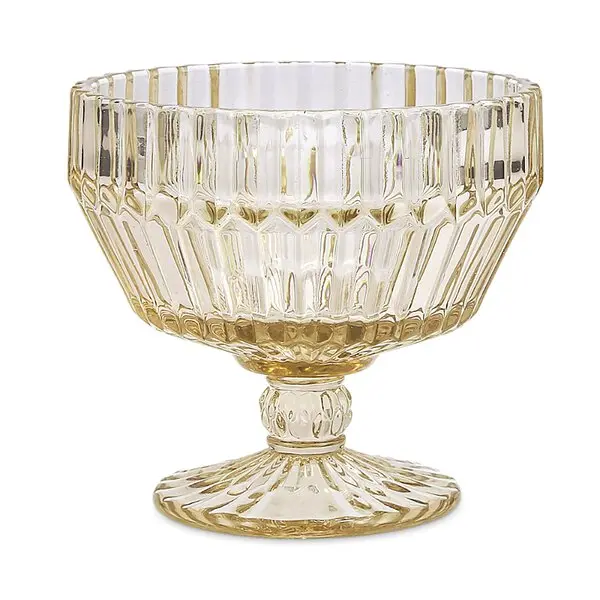 FORTESSA Archie Ginger Gold Footed Dessert Bowl, Set Of 6 - Ginger Gol